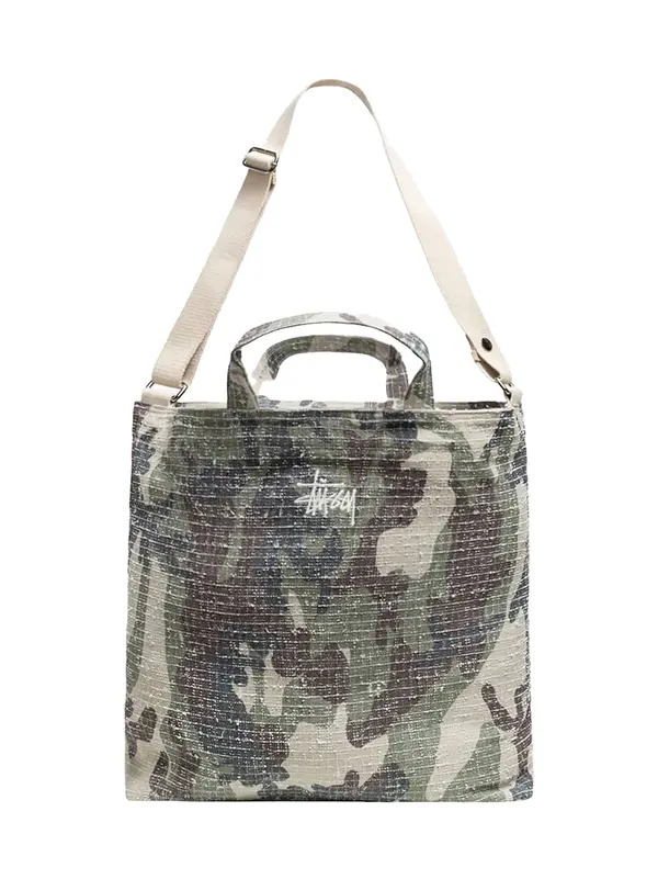 StÜssy Needle Punch Crossbody Bag - Camo