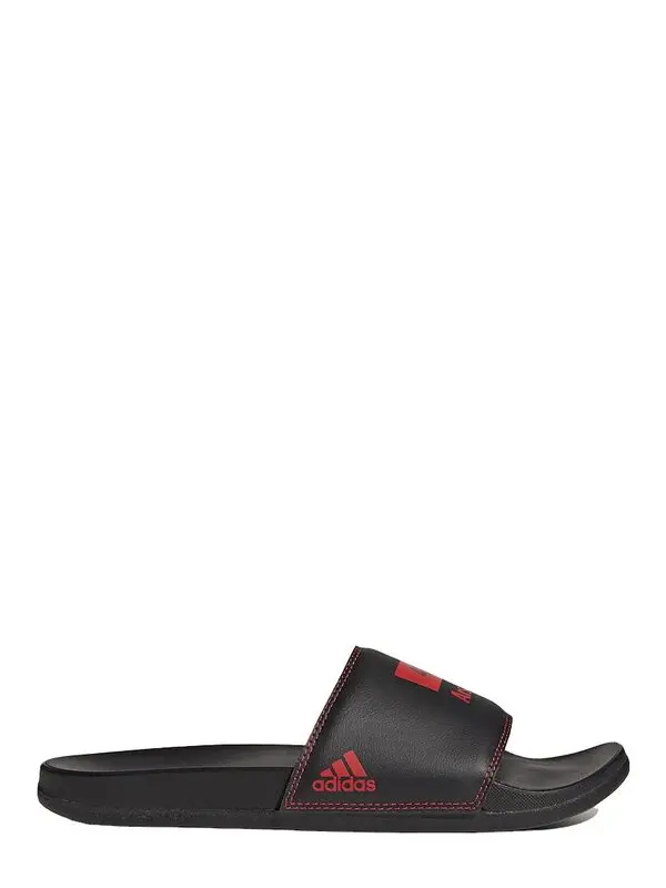 Adidas Adilette Comfort Slides 424 Arsenal Fc - Core Black/scarelet Red