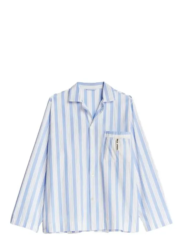 Jacquemus X Tekla La Chemise - Blue White Stripe