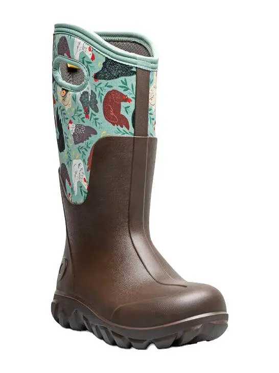 Bogs Classic Seamless Tall Waterproof Boot - Choc Multi
