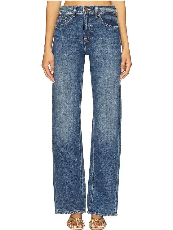 7 For All Mankind Tess Wide Leg Jeans - Jasper