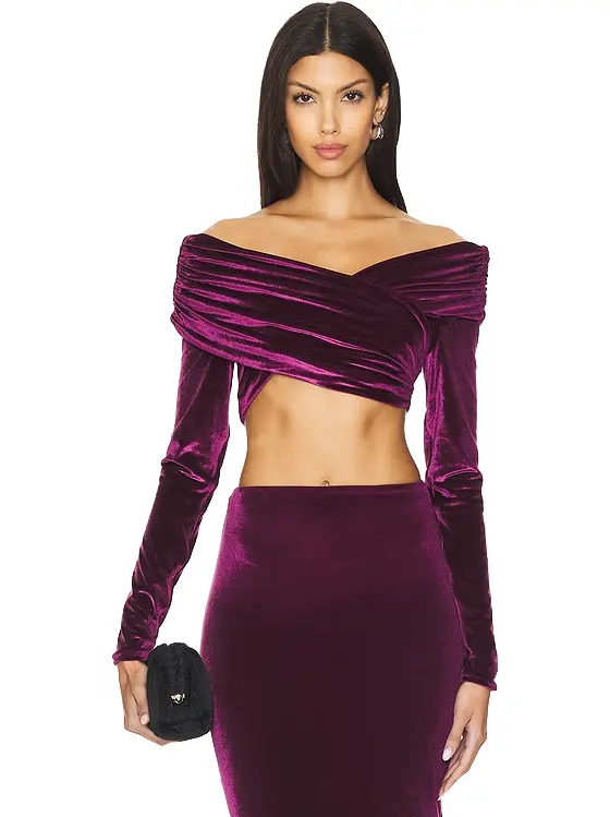 MAYGEL CORONEL Lido Top - Plum