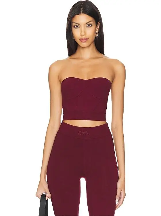 RtA Nour Bandeau Top - Bordeaux