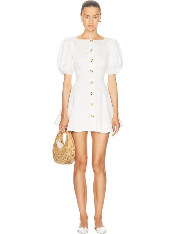Lpa Annalie Mini Dress - White