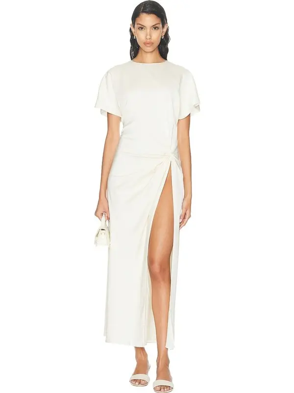 SEROYA Tropez Maxi Dress - Porcelain