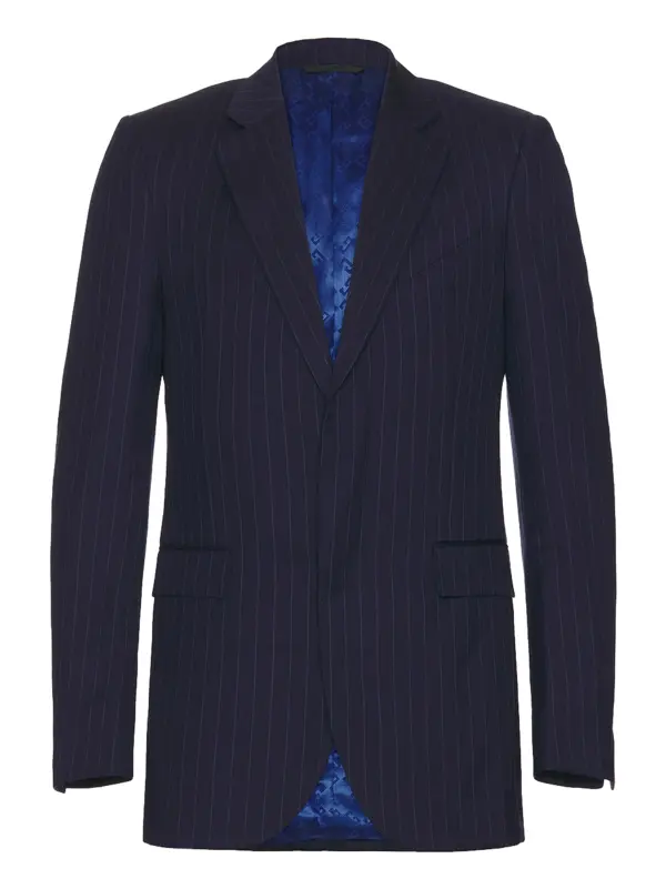 Givenchy Fitted Notch Blazer Jacket - Deep Blue