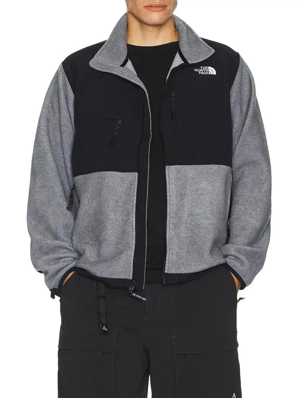 The North Face Denali 2 Jacket - Tnf Mid Grey Heather & Tnf Black