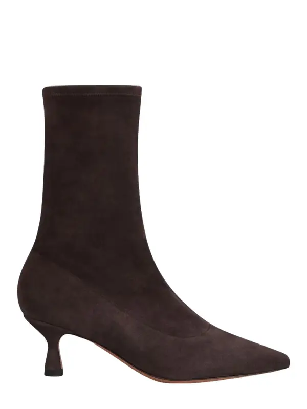 ATP ATELIER Cerone Suede Stretch Boots - Walnut