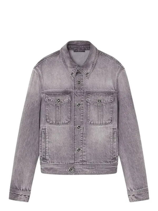 Versace Denim Jacket - Mid Grey