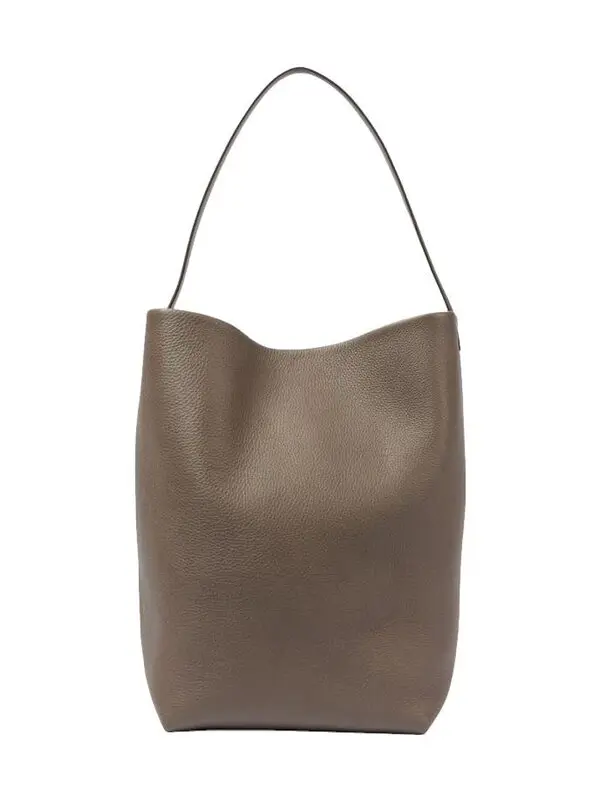 THE ROW N/s Park Large Leather Tote Bag - Brown