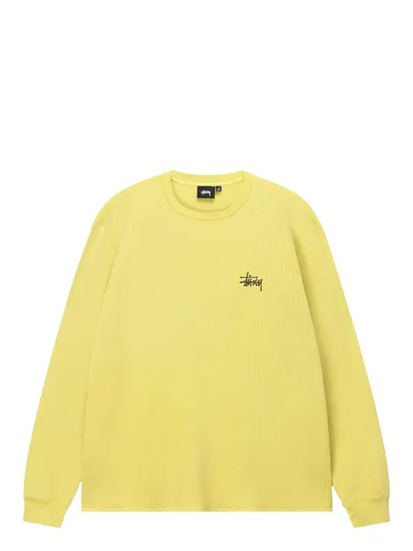 StÜssy Basic Stock Long-sleeve Thermal - Yellow