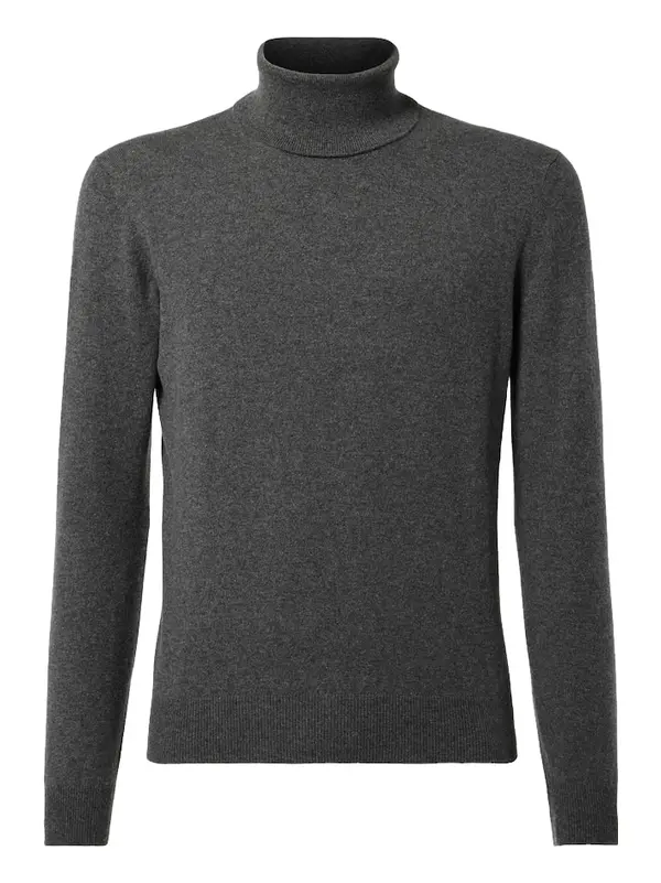 Loro Piana Cashmere Turtleneck Sweater - Grey