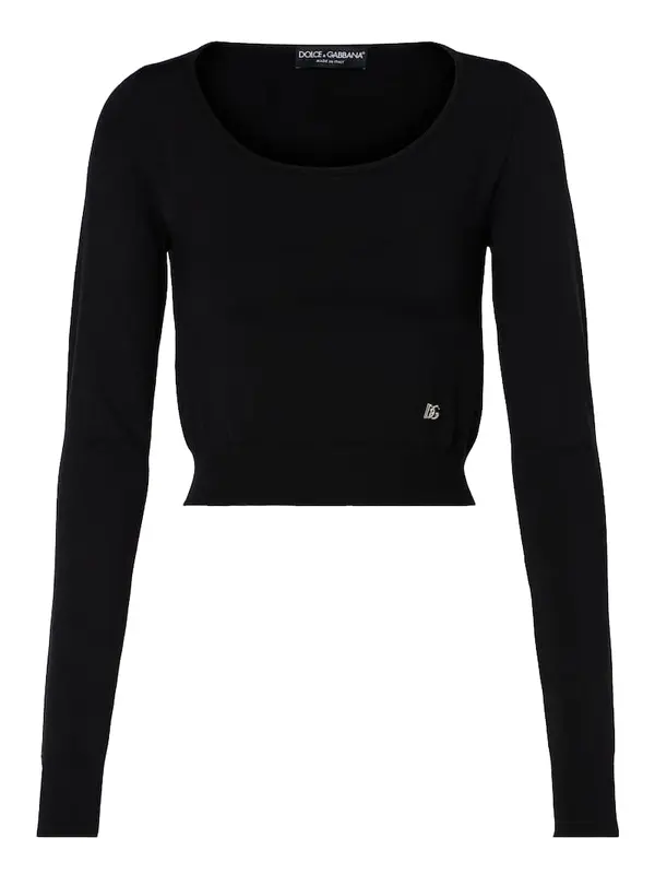 Dolce & Gabbana Dg Jersey Sweater - Black