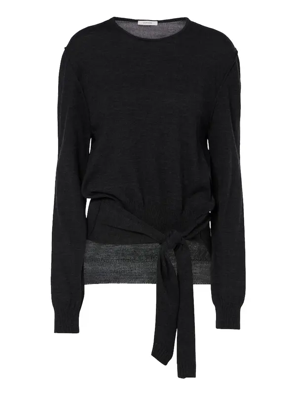 LEMAIRE Wool-blend Top - Black