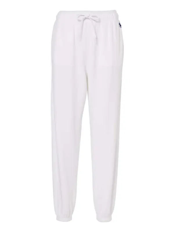 Polo Ralph Lauren Logo Cotton Fleece Sweatpants - White