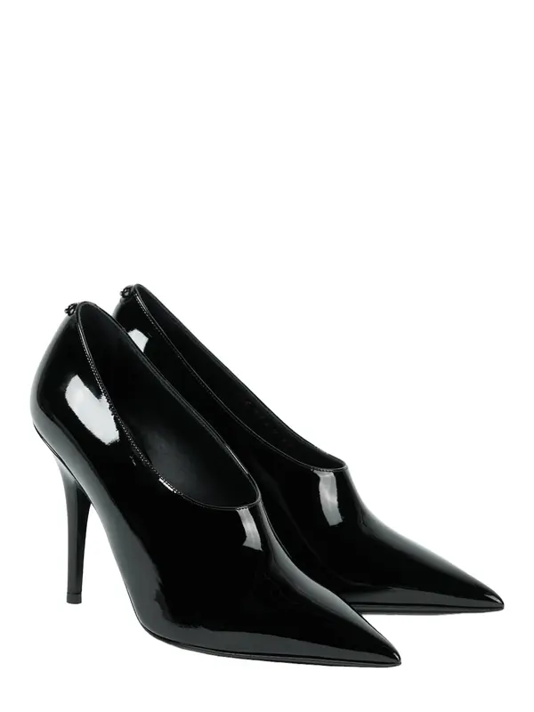 Valentino Garavani Le Salon 105 Patent Leather Pumps - Black