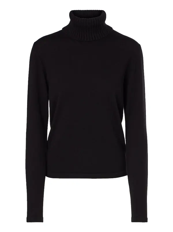 Dolce & Gabbana Cashmere Turtleneck Sweater - Black