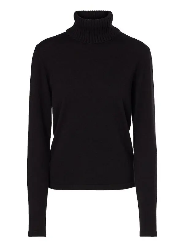 Dolce & Gabbana Cashmere Turtleneck Sweater - Black