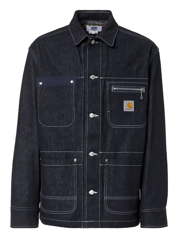 Junya Watanabe X Carhartt Denim Chore Jacket - Blue
