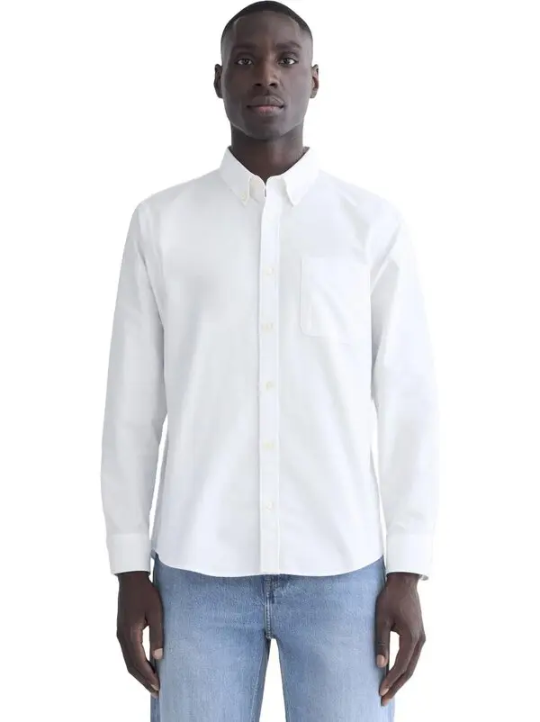 Everlane Slim Oxford Shirt - White