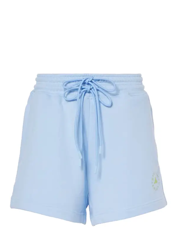 Adidas By Stella McCartney Truecasuals Cotton Terry Shorts - Blue