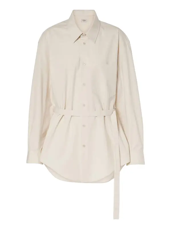 TOD'S Cotton Poplin Shirt - White
