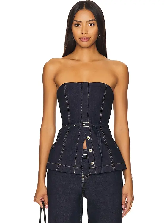 SOVERE / Dusk Denim Bodice - Ink