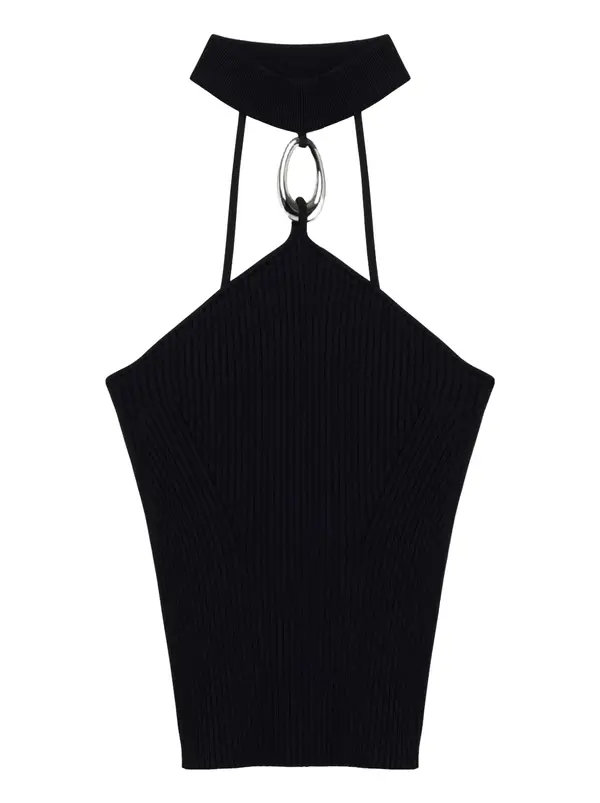 Simkhai Rubie Hardware Knit Top - Black