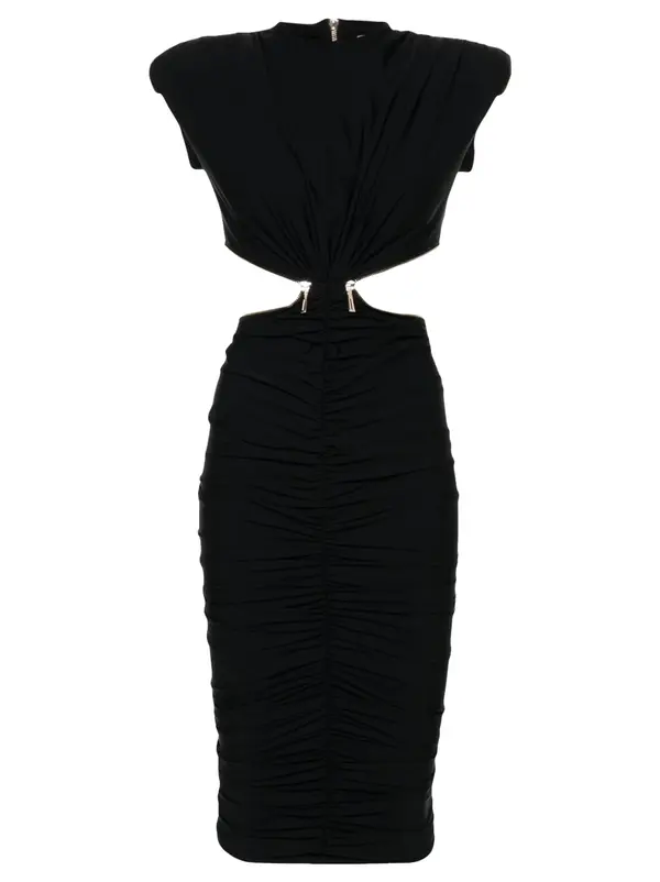 MITILIANE COUTURE Dominique Midi Dress - Black