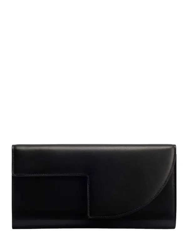 Patou Chain Clutch Bag - Black
