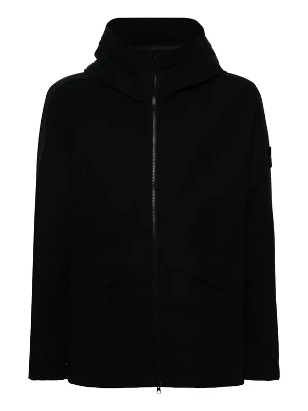 Stone Island Canvas Jacket - Black