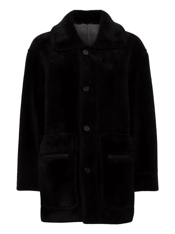 URBANCODE Faux-fur Coat - Black