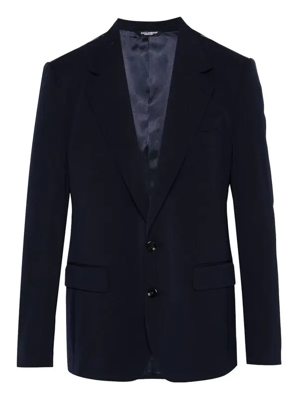 Dolce & Gabbana Single-breasted Blazer - Blue