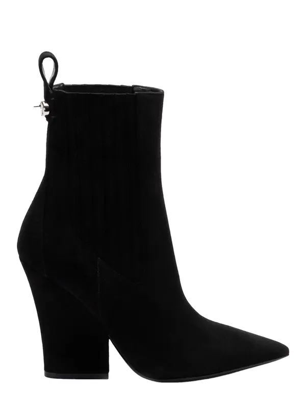 Valentino Garavani Vlogo Suede Boots - Black