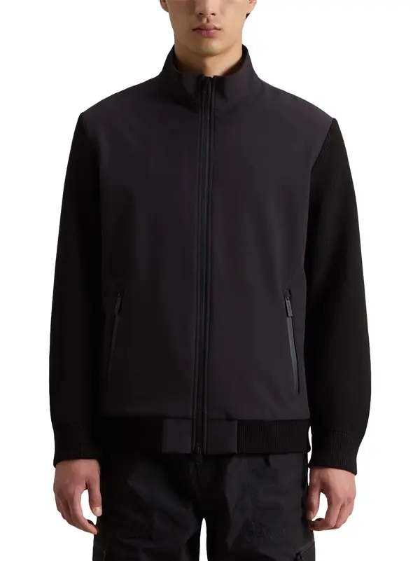 Woolrich Soft Shell Hybrid Jacket - Black