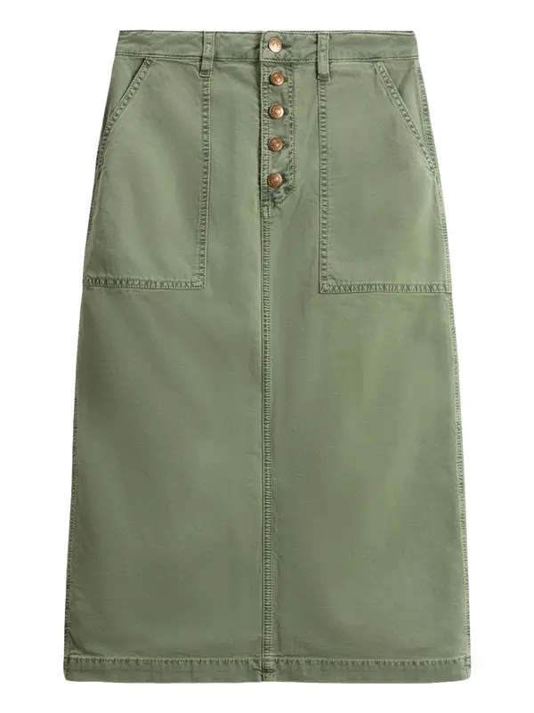 Woolrich Cotton Midi Skirt - Green