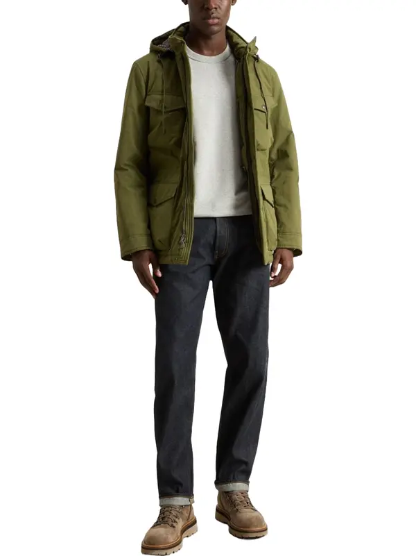 Woolrich Hooded Padded Jacket - Green