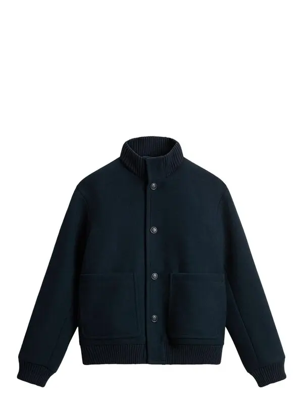 Woolrich Melton Bomber Jacket - Blue
