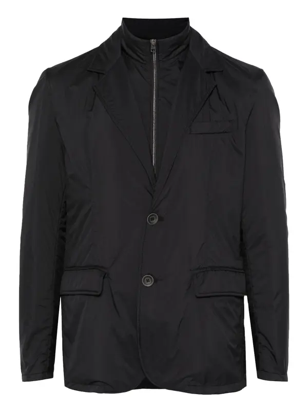 Herno Logo-plaque Jacket - Black