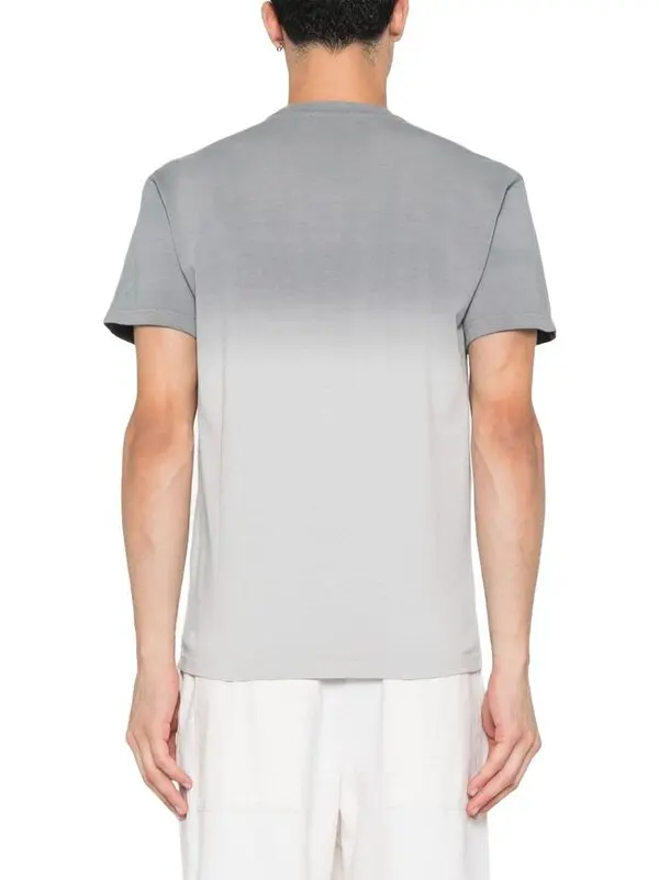 JW Anderson Logo-embroidered Gradient T-shirt - Grey