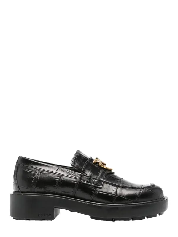 Pinko Love Birds Loafers - Black