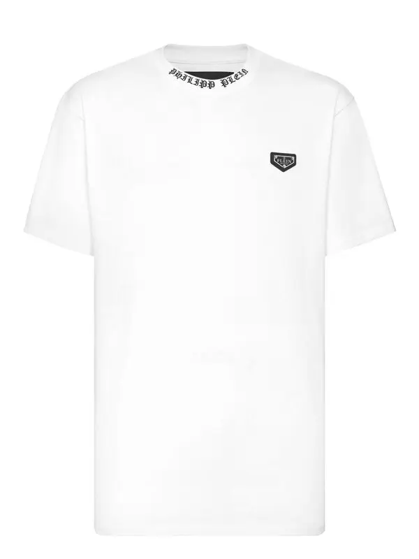 Philipp Plein Logo-plaque T-shirt - White