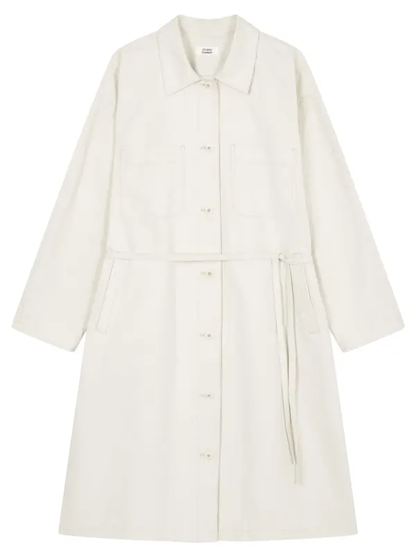 STUDIO TOMBOY Belted Waist Dress - Neutrals