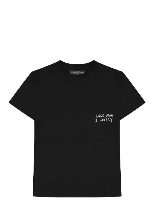 TRAVIS SCOTT Look Mom I Can Fly Festival Tee Shirt - Black