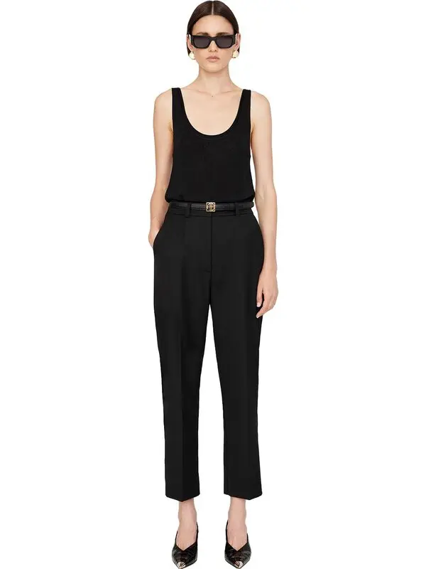 ANINE BING Blaine Trouser - Black