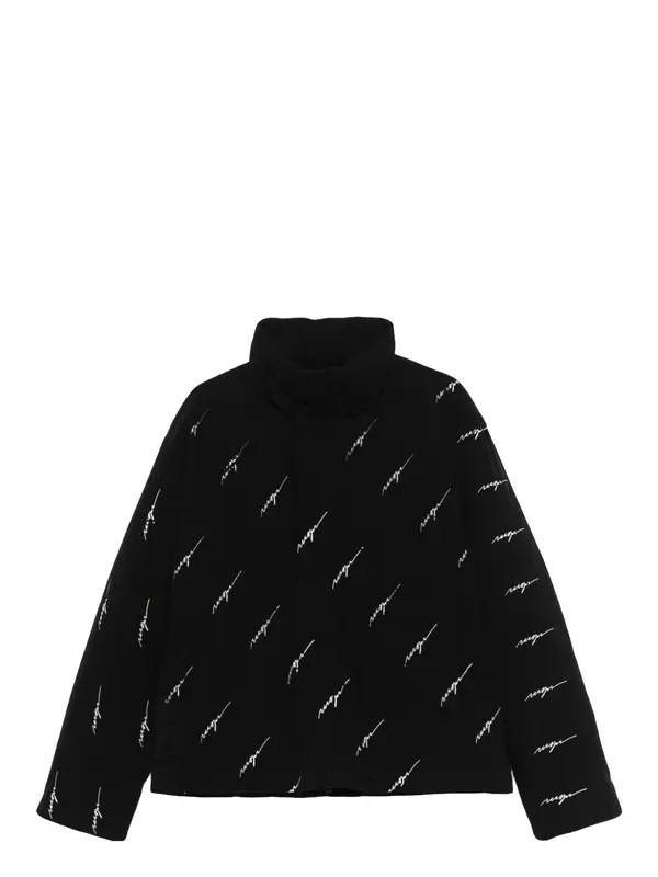 MSGM Logo-print Padded Jacket - Black