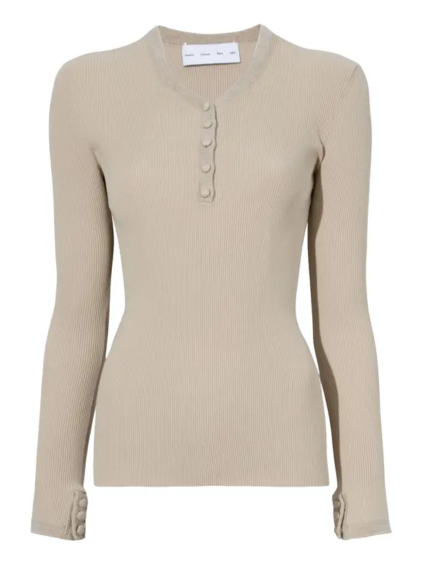 Proenza Schouler White Label Isla Knitted Top - Neutrals