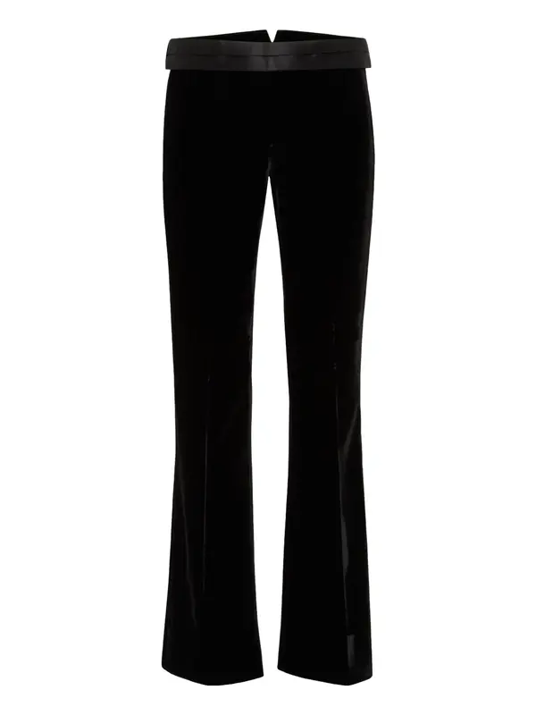 Dsquared2 Tailored Velvet Trousers - Black