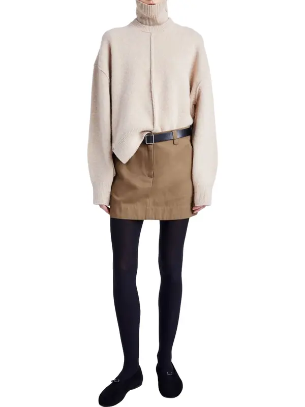 Proenza Schouler White Label Silas Mini Skirt - Neutrals