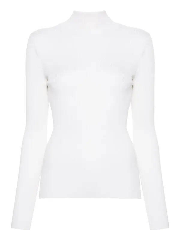Maje Roll Neck Sweater - Neutrals